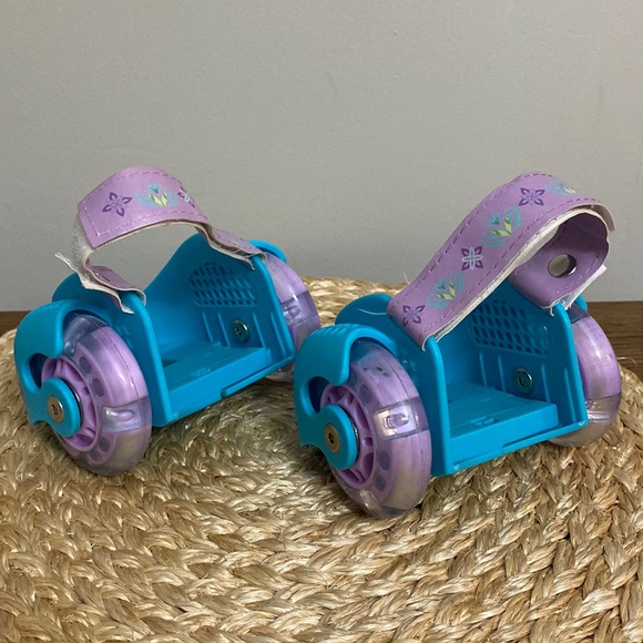Disney | Toys | Disney Frozen Heel Wheel Skates Light Up Adjustable ...